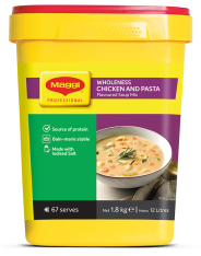 MAGGI Chicken and Pasta Flavoured Soup Mix. 1.8KG|Nestle Professional